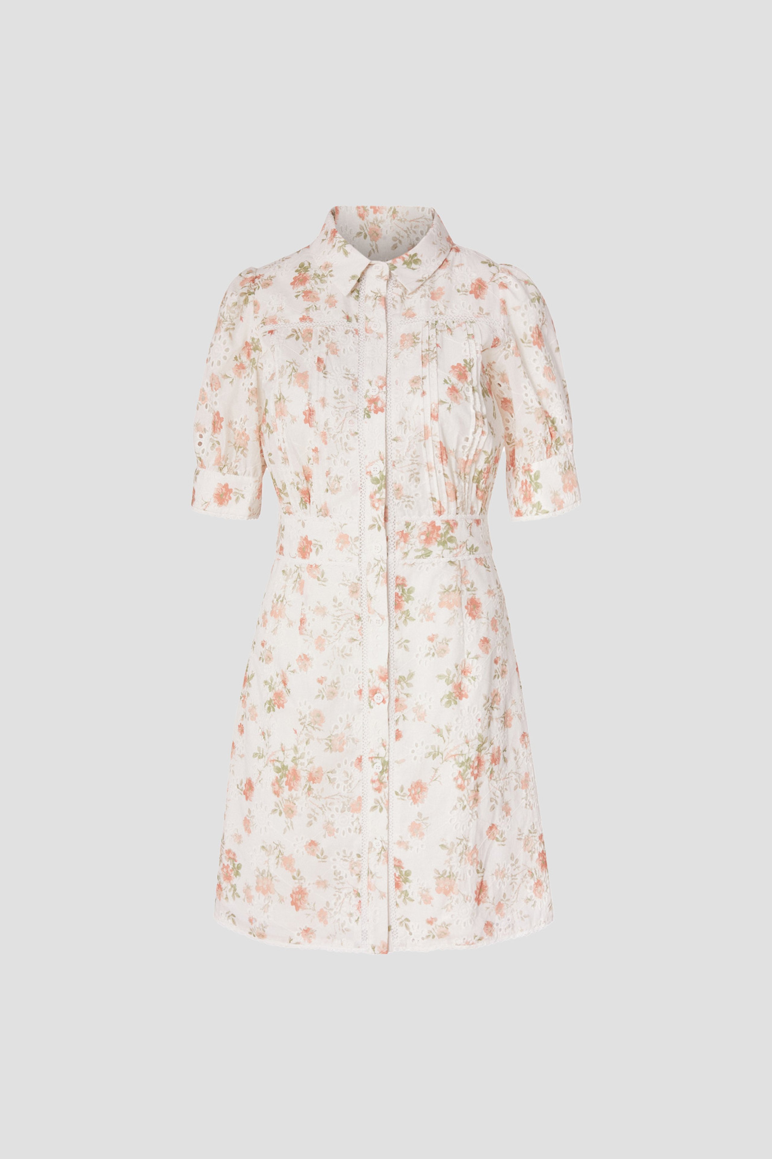 Camilla Pihl | Juno Dress - White Rose Print